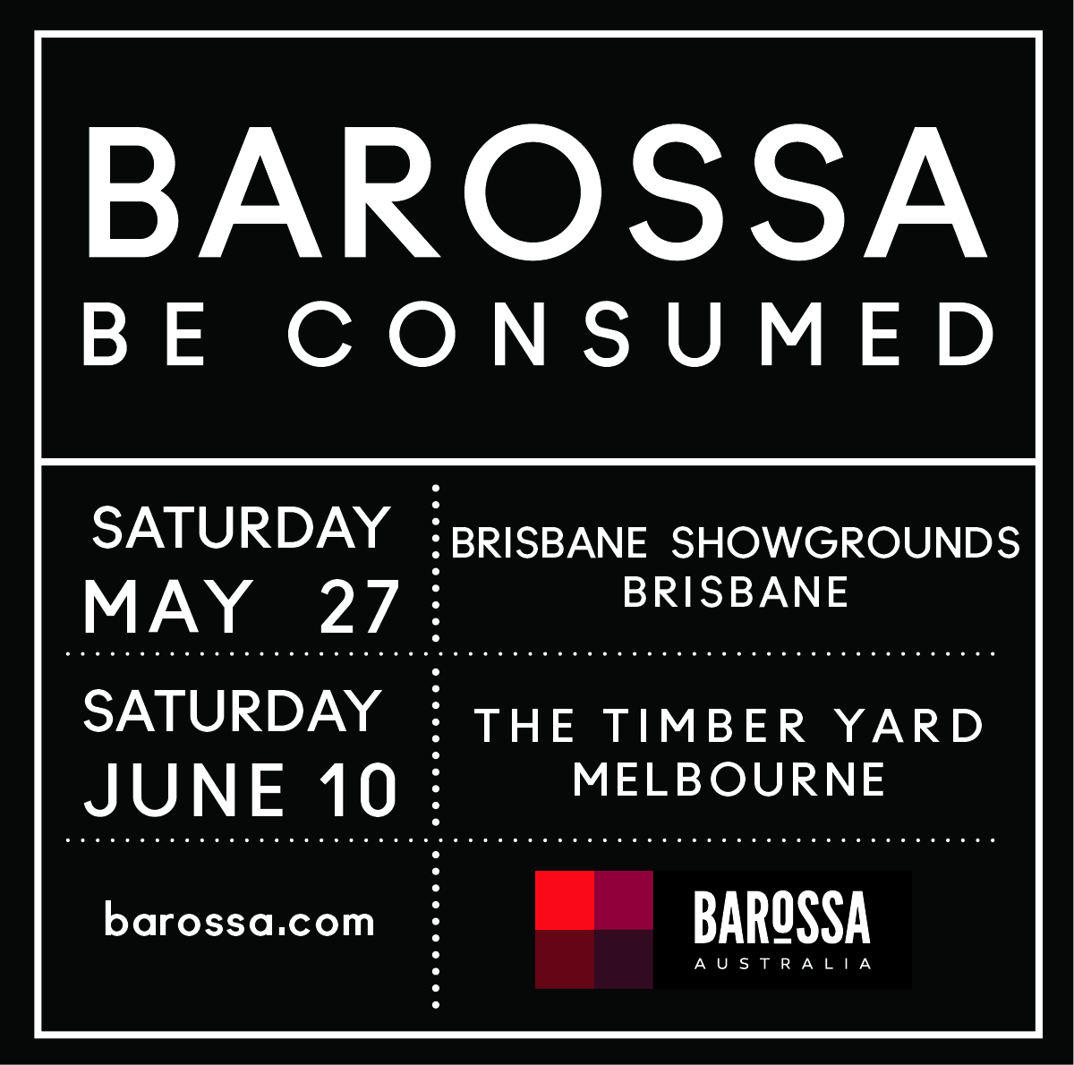 BAROSSA: Be Consumed 2023 Event Prospectus - We are REVEL
